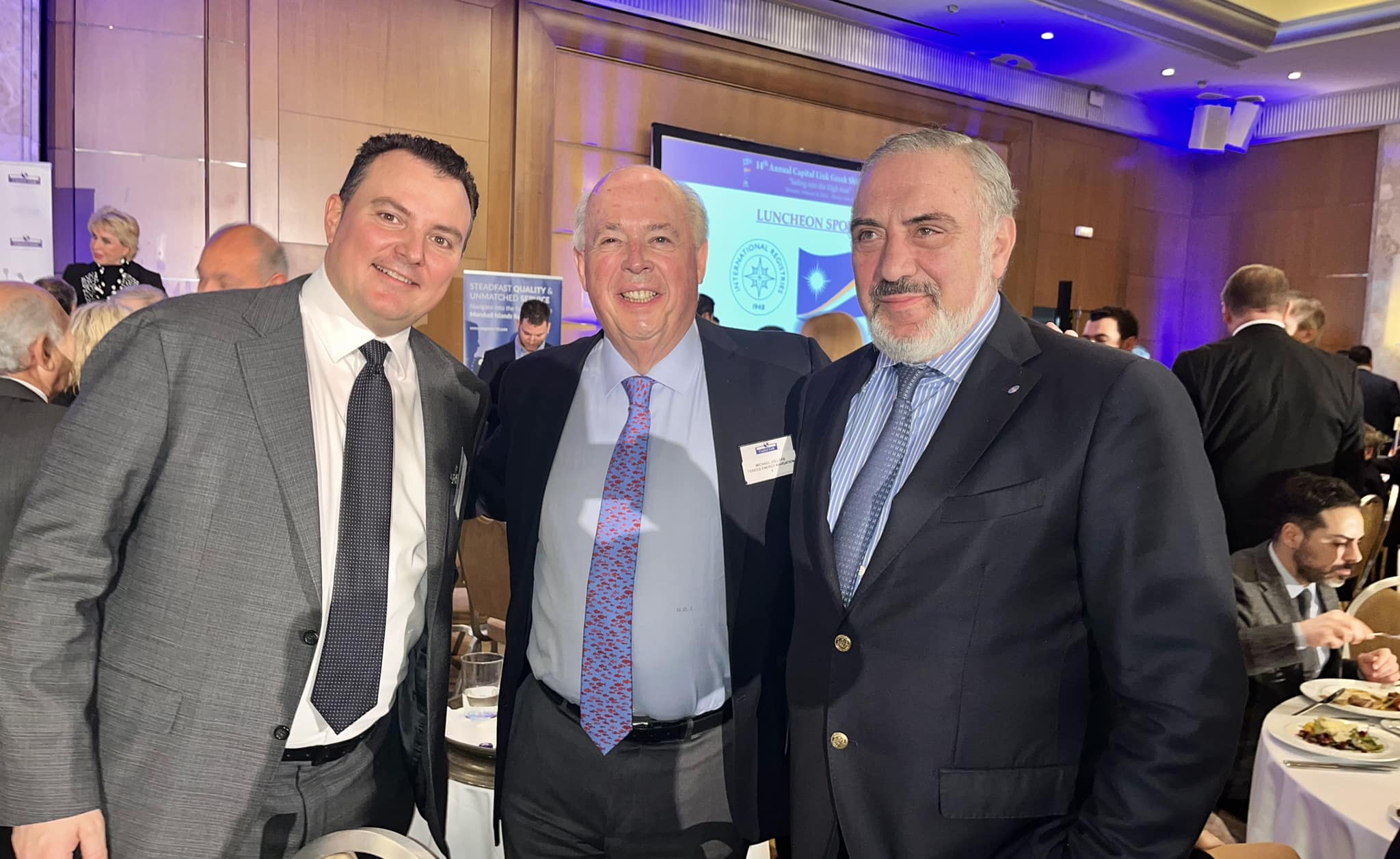 Capital Link Greek Shipping Leadership Award presented to Dr. Nikolas ...