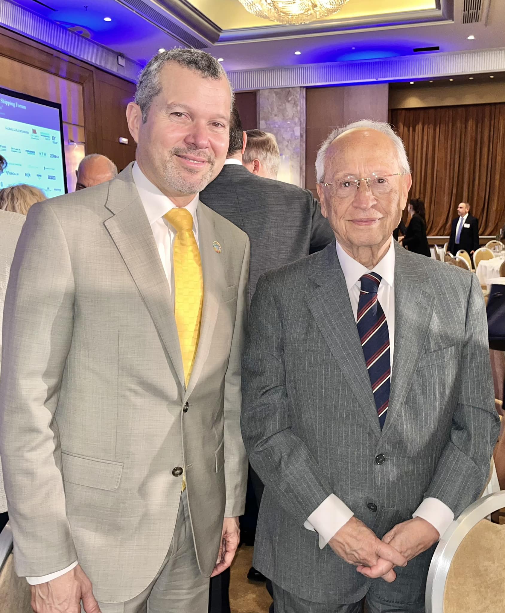 Capital Link Greek Shipping Leadership Award presented to Dr. Nikolas ...